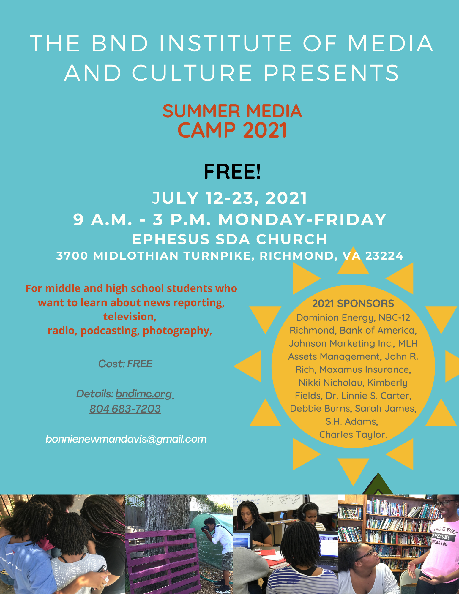 The BND Summer Media Camp 2021 | BND Institute of Media & Culture