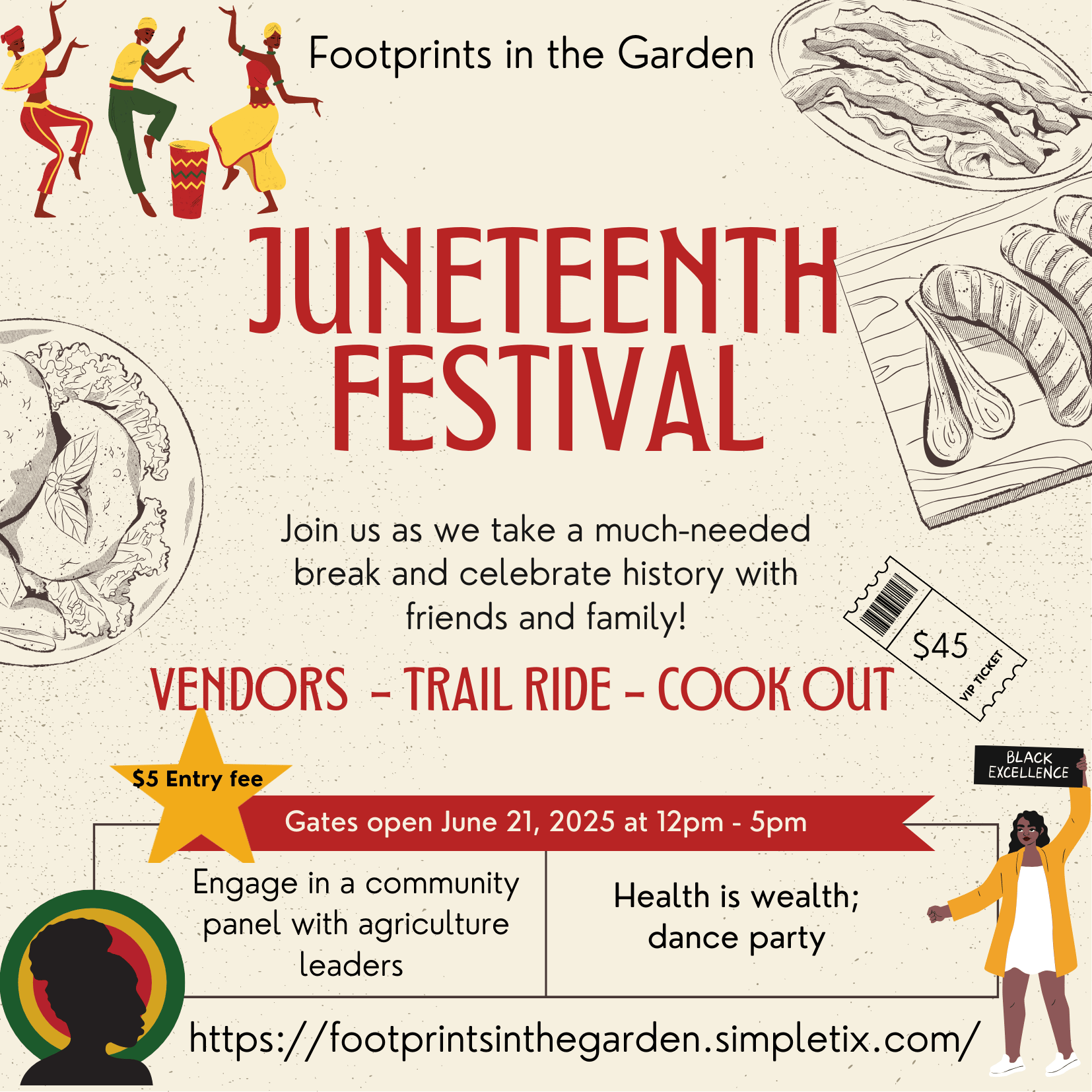 Juneteenth Festival 2025 at Footprints in the Garden | BND Institute of ...